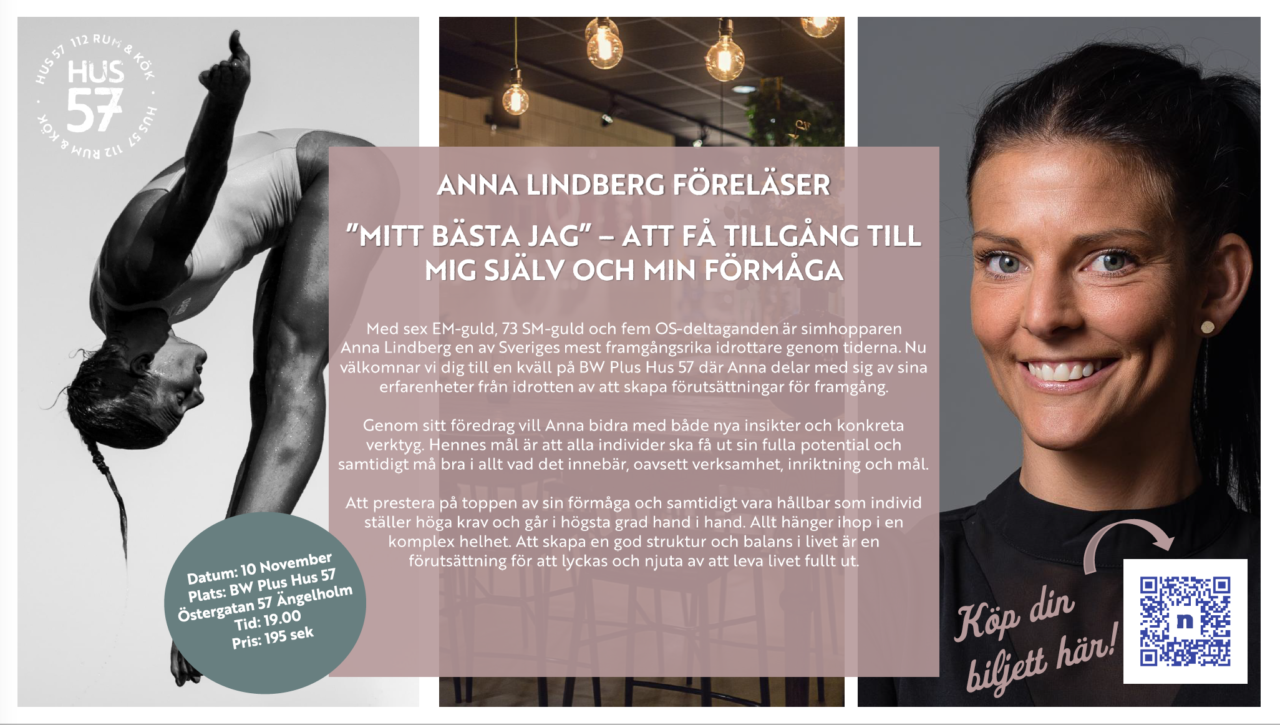 Anna Lindberg föreläser på Hus 57 i Ängelholm | Anna Lindberg